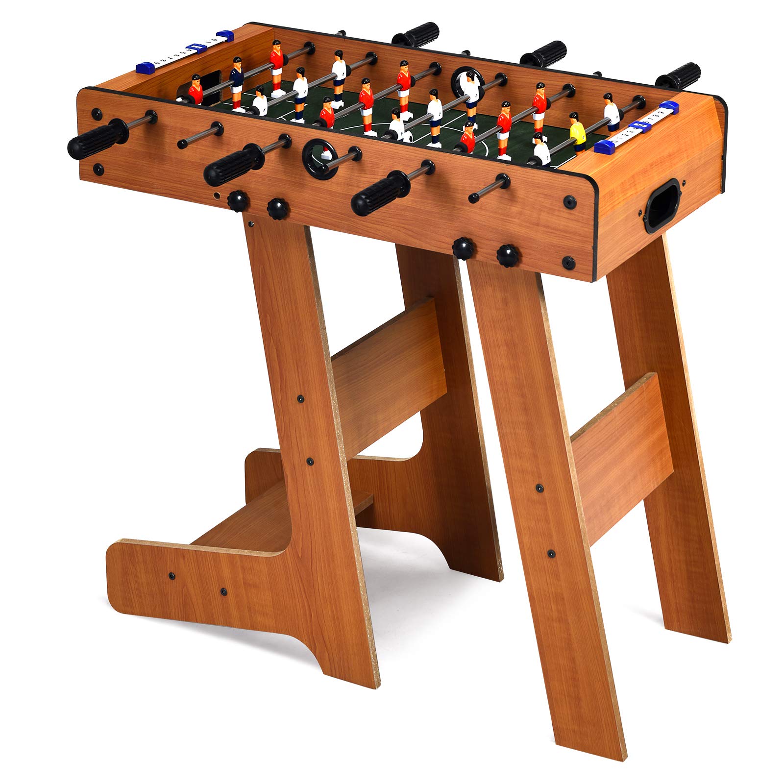 Buy COSTWAY Folding Football Table Free Standing Foosball Soccer Game buy-costway-folding-football-table-free-standing-foosball-soccer-game