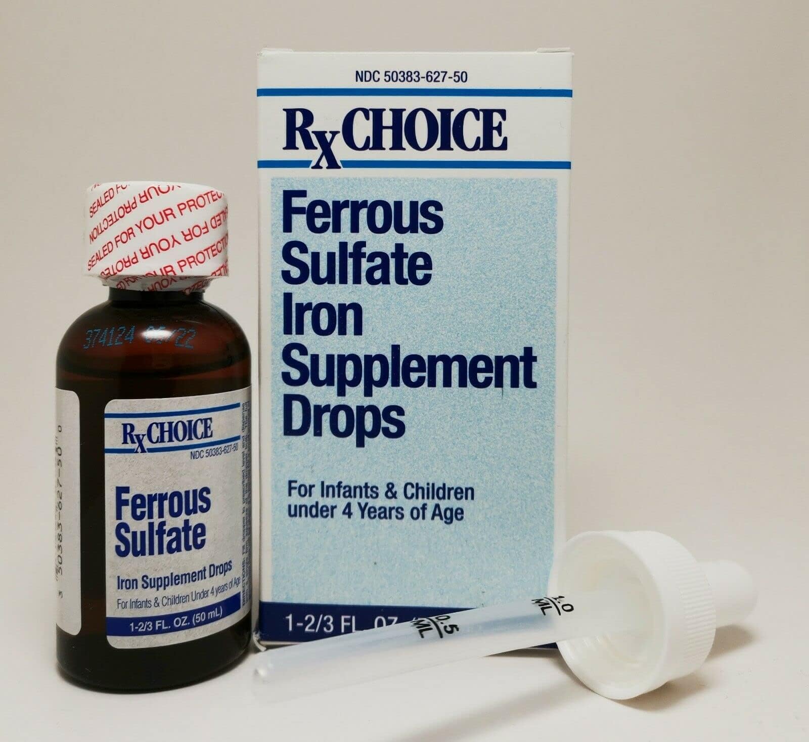 Amazon.com: Ferrous Sulfate Iron Supplement Drops : Health & Household