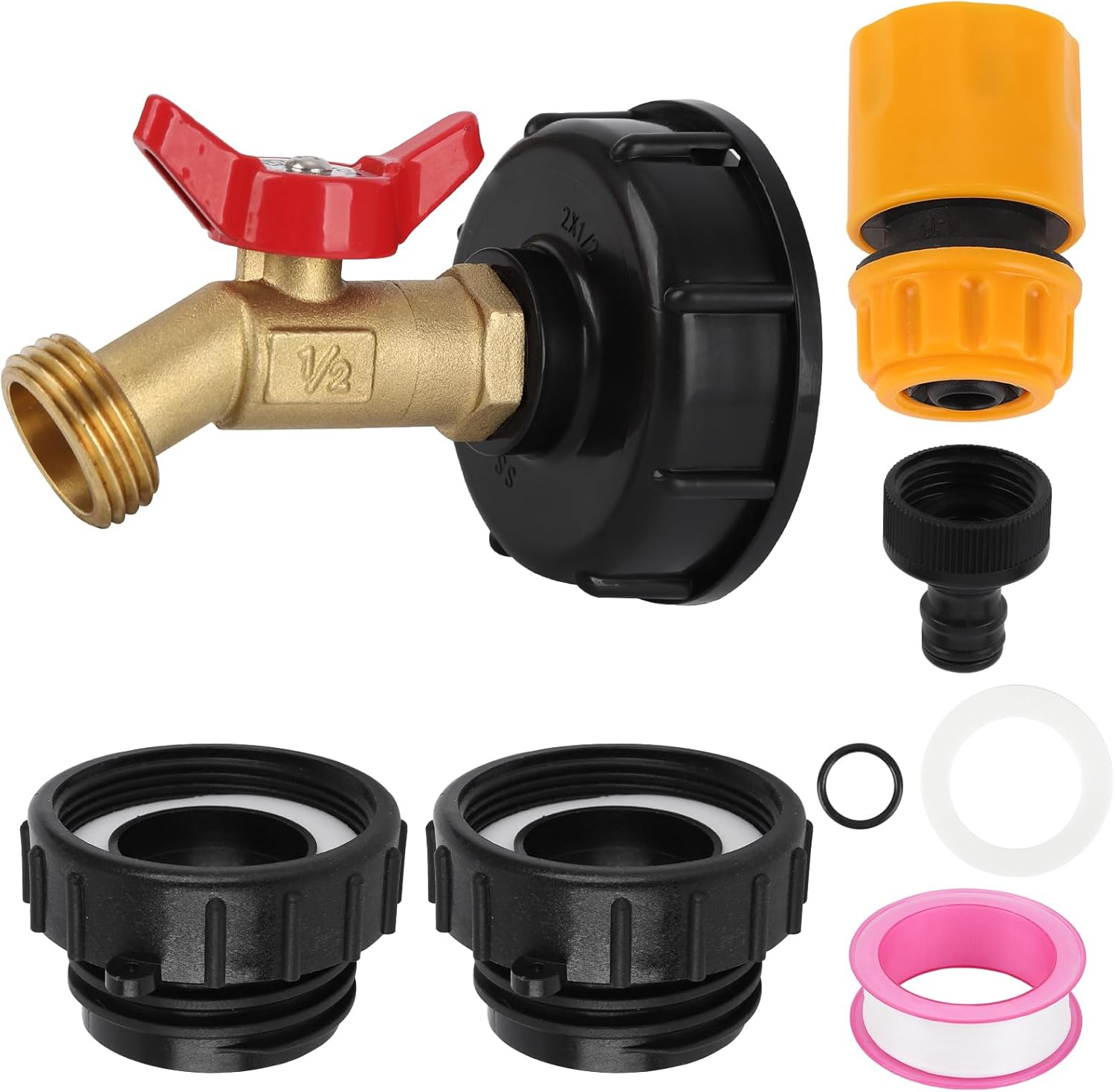 Amazon.com : 275-330 Gallon IBC Tote Tank Adapter, IBC Tote Adapter, 2. ...