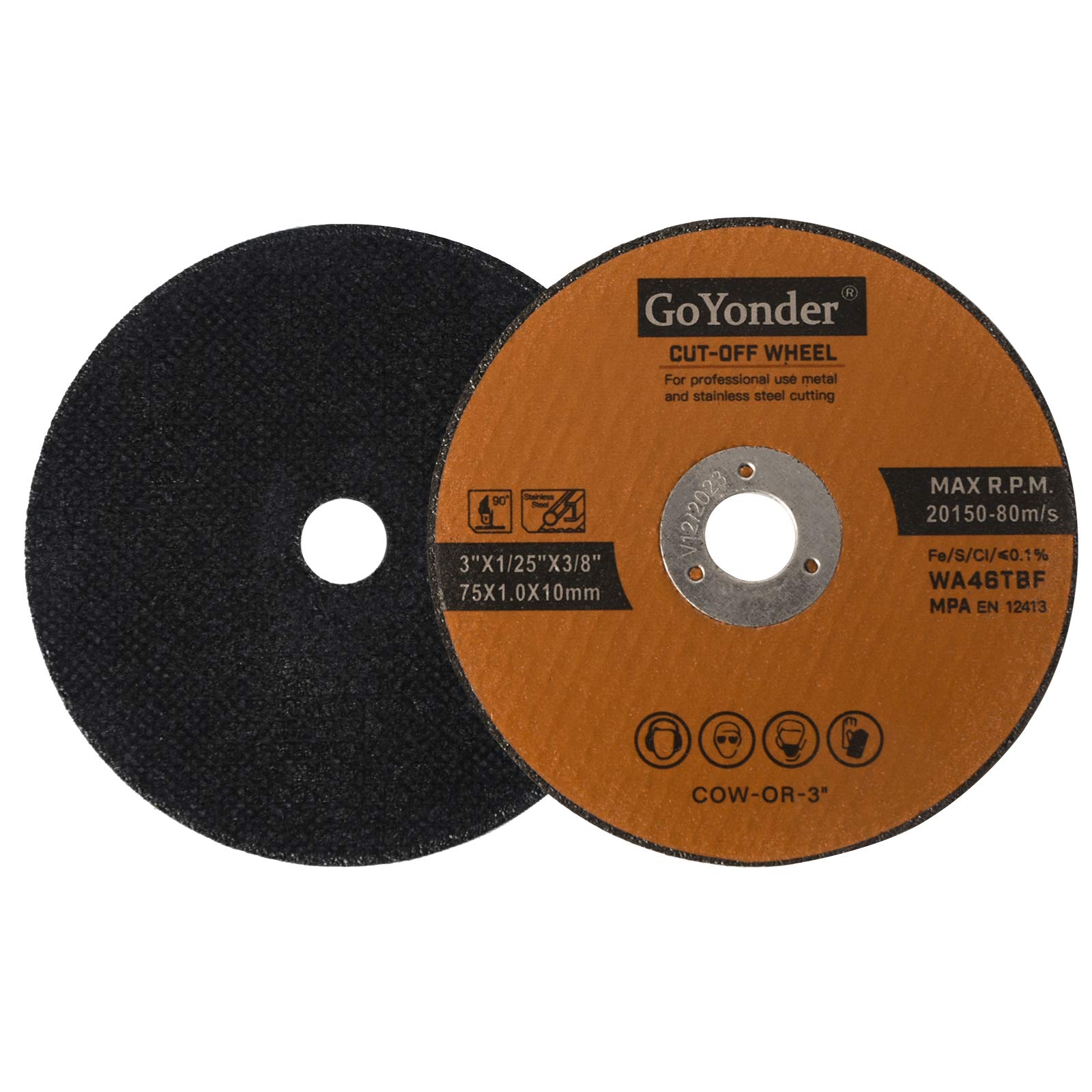Snapklik.com : 3 Inch Cut Off Wheels 3" X 1/25" X 3/8" Cutting Wheels ...