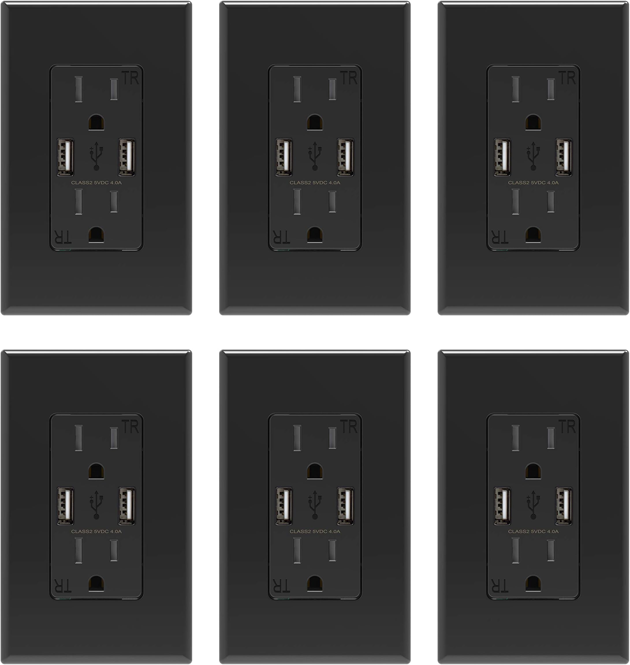 US Hardware Mobile Home/RV Duplex Receptacle 1 9/16" x 4 1/4" Ivory ...