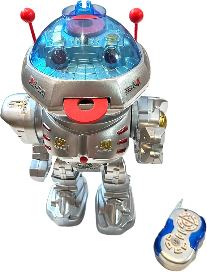 Amazon.com: Adams Toy Heaven RC Dancing Robot W/R/C Missle Disc ...