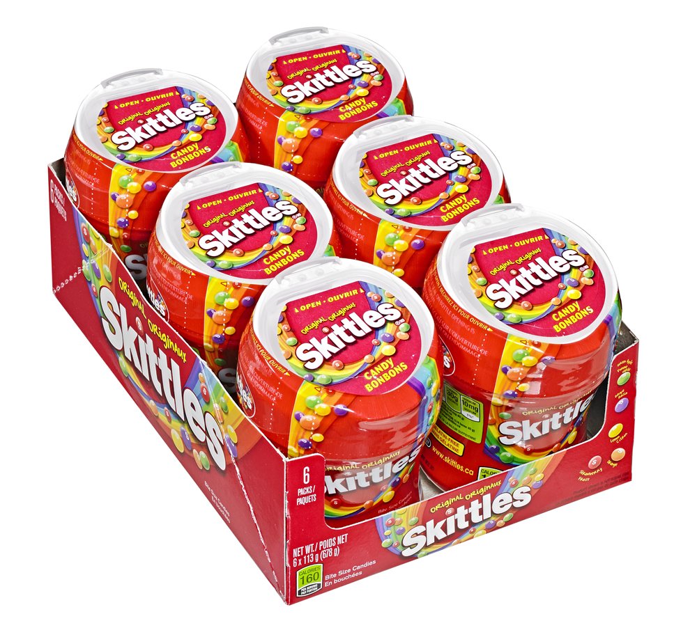 Buy Skittles Original Bottle, 113gm 3.9oz, 6 Count {Imported from ...