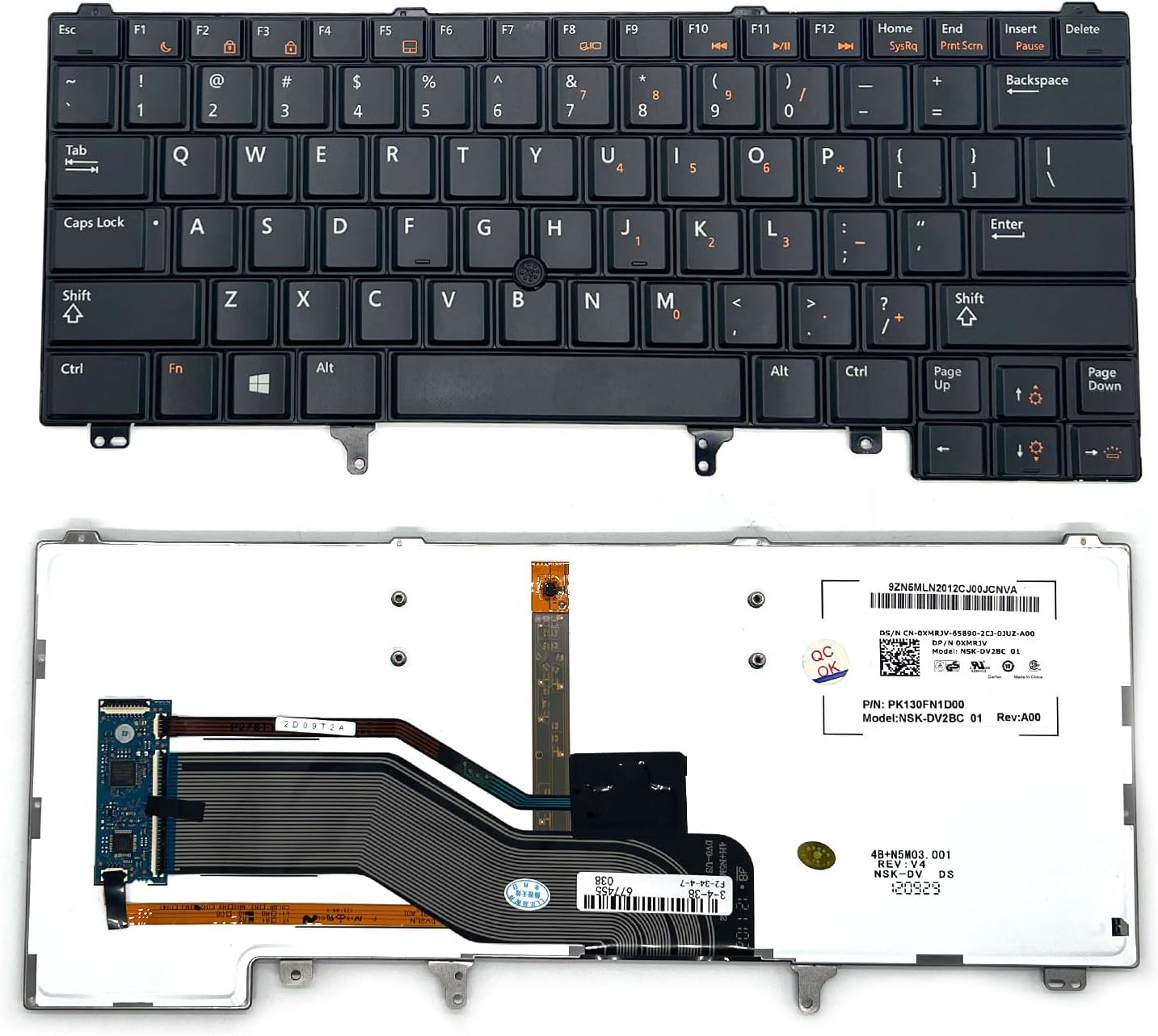 Amazon.com: New Laptop Keyboard Replacement for Dell Latitude E5420 ...
