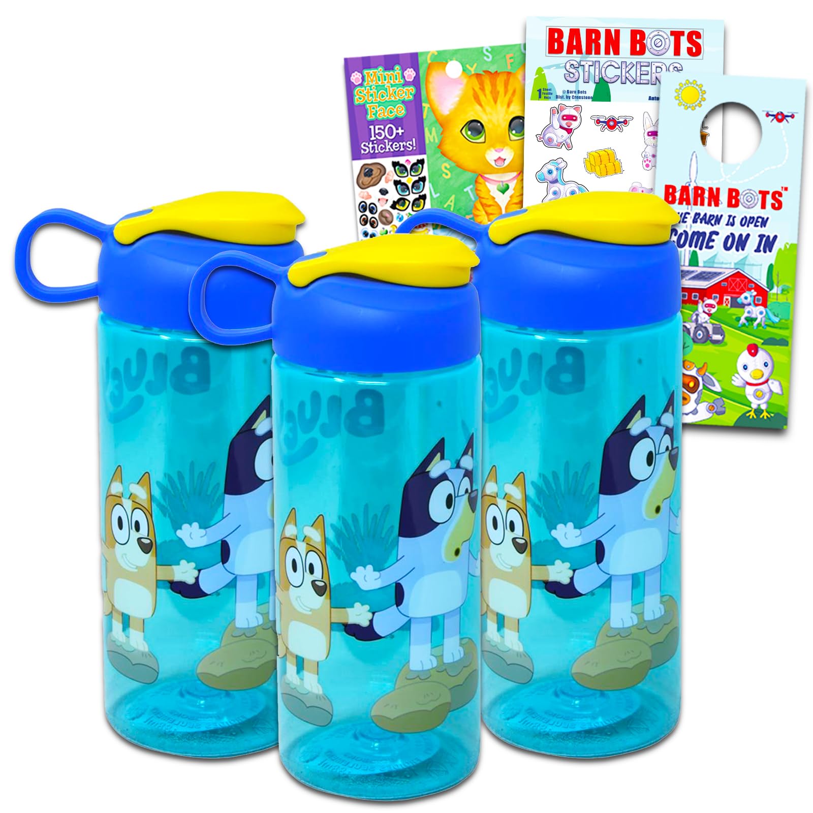 Amazon.com: Bluey Water Bottles for Kids, Girls, Boys - Bluey School ...