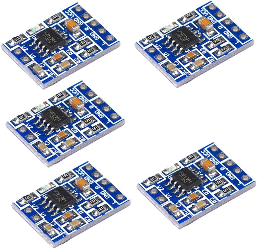 Amazon.com: HiLetgo 5pcs HXJ8002 Mini Amplifier Board 3W Solo Channel ...