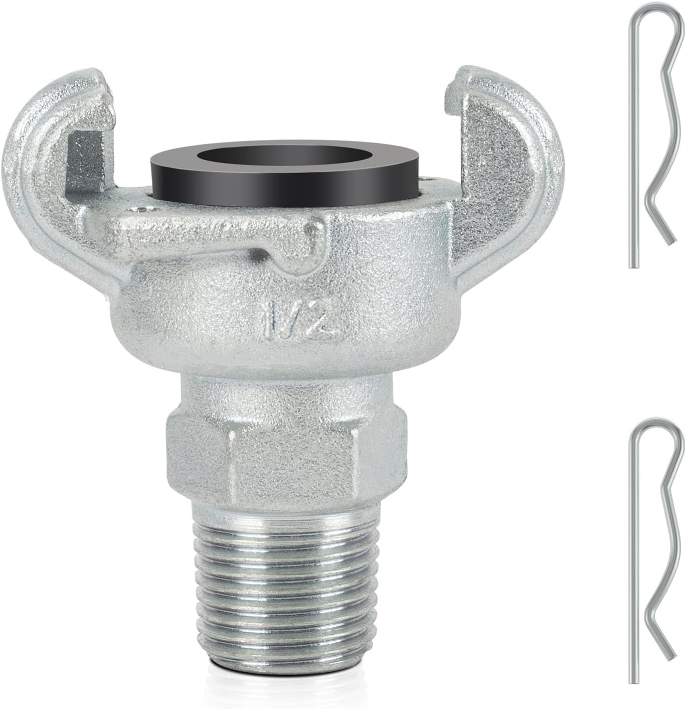 Amazon.com: QWORK Iron Air Hose Fitting, 3/4 NPT Male End, 2 Pack ...