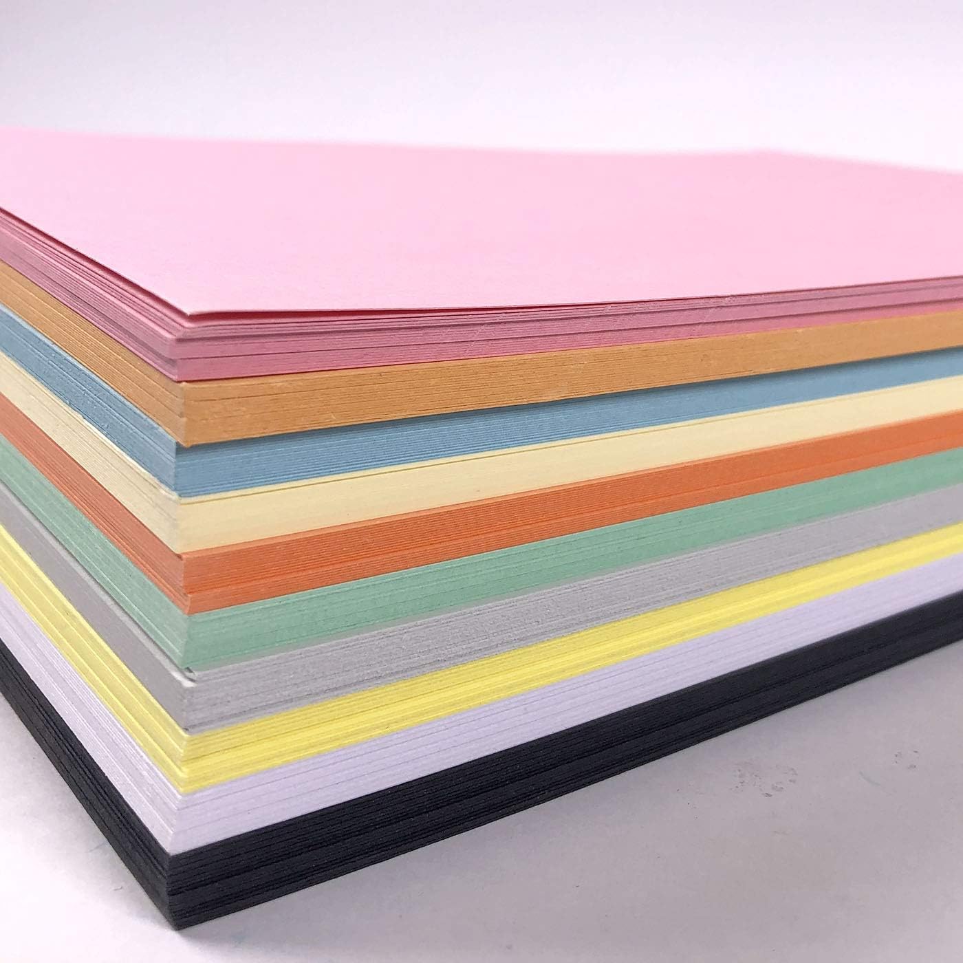 A5 Pastel Colour Card Pack 200 Sheet Card Multi Pack 10 Colours Mixed ...