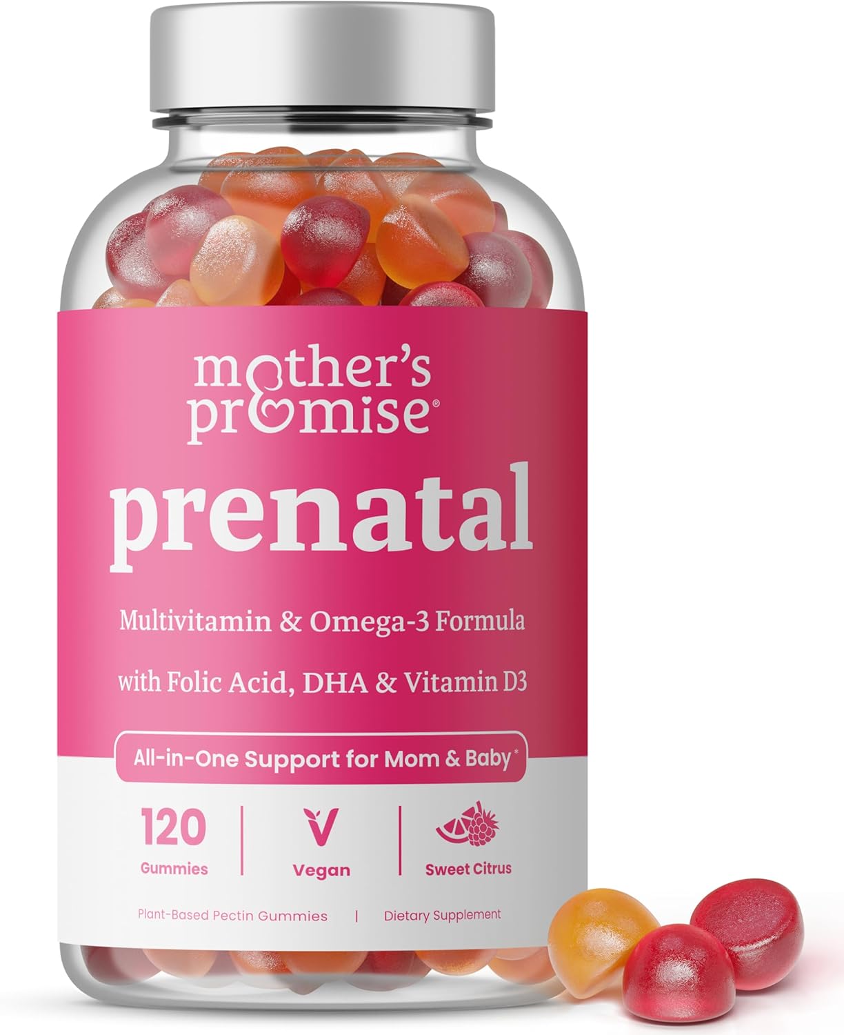 Amazon.com: Prenatal Vitamin Gummies with DHA and Folic Acid | Vegan ...