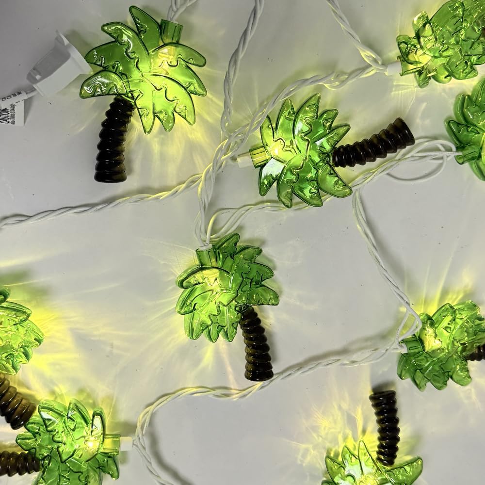 Palm Tree String Lights Outdoor, Summer Beach Themed Decoratives String ...