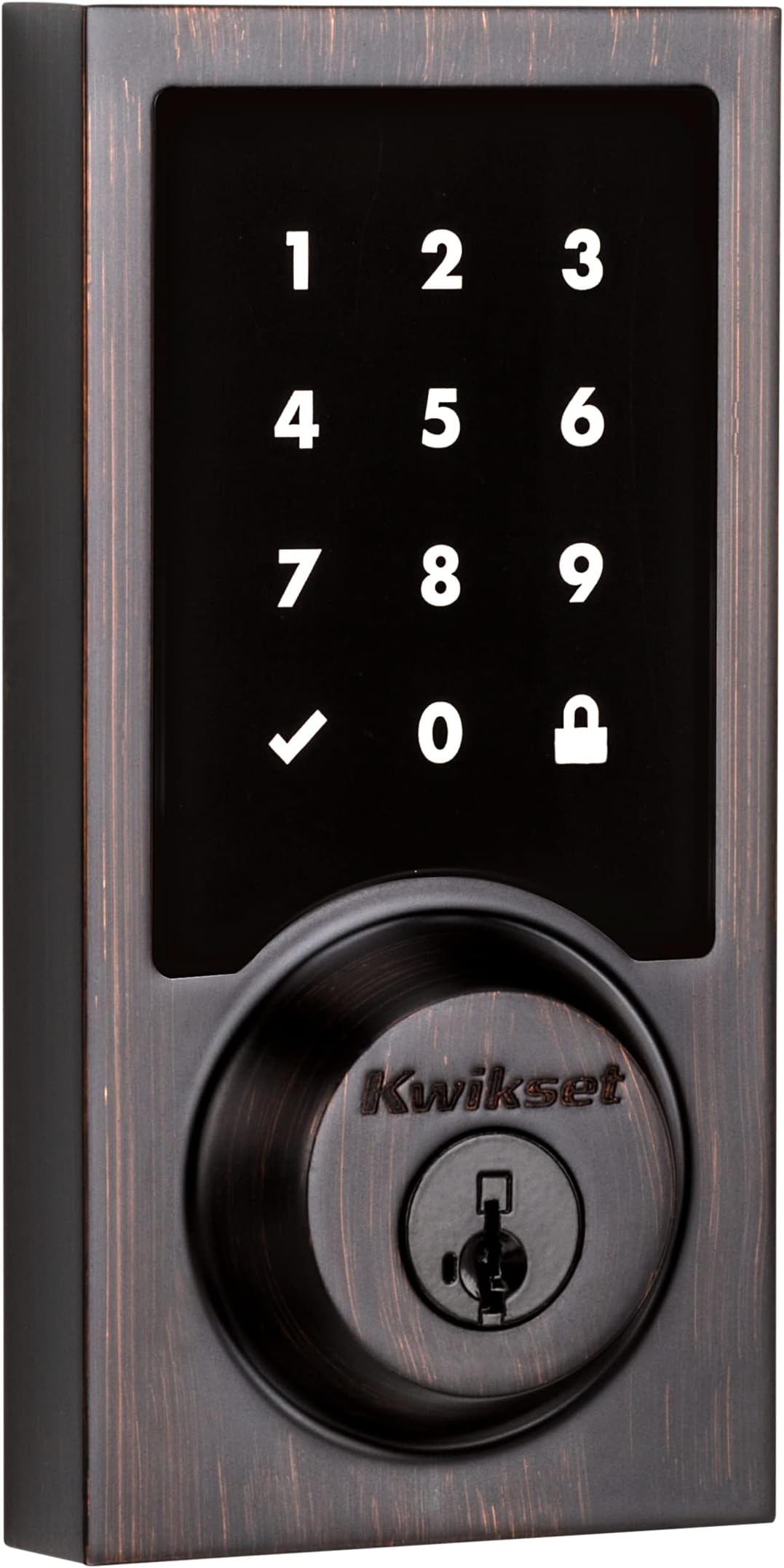 Kwikset 907-2-11PS Powerbolt 2 Touchpad Electronic Deadbolt Smart Key ...