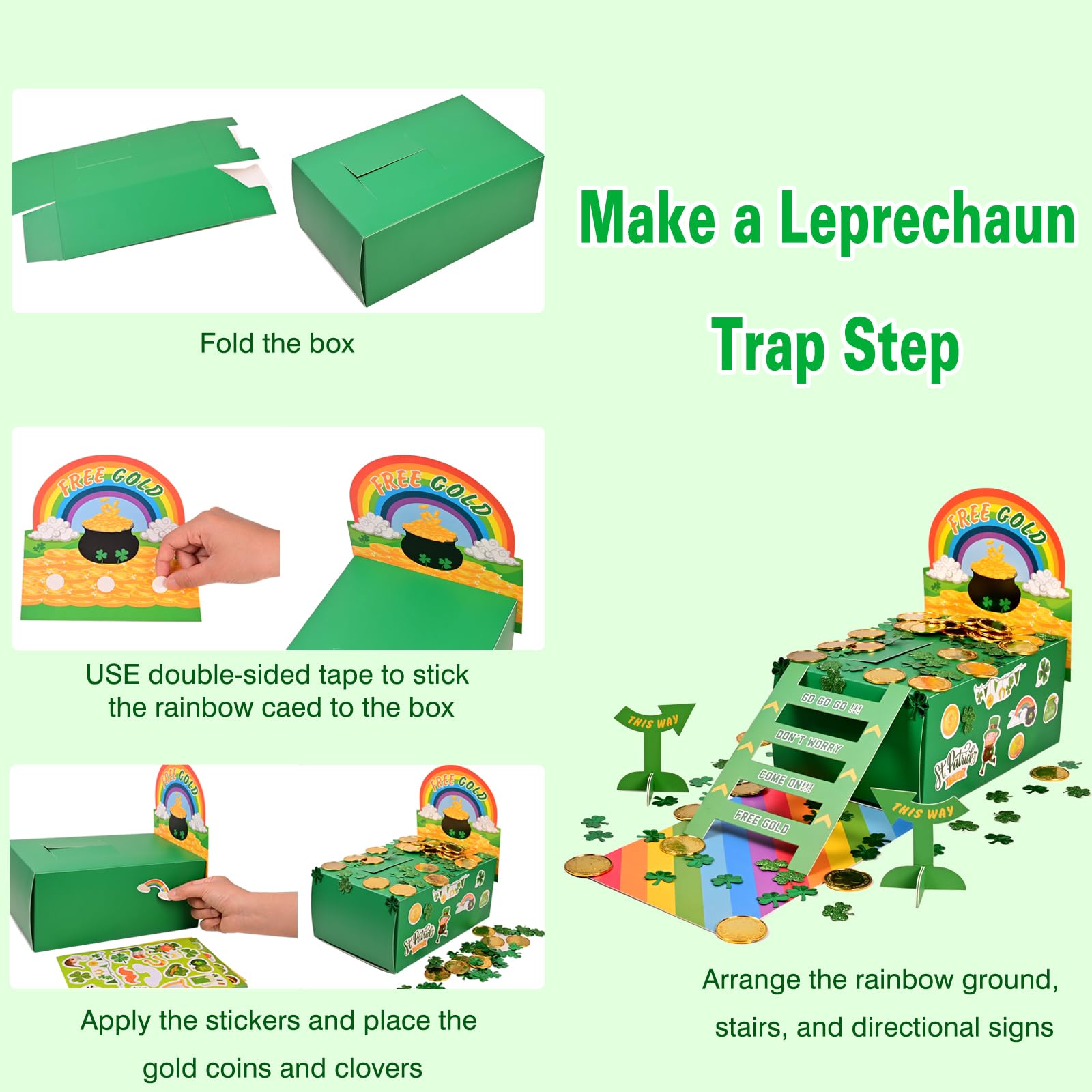 St Patrick's Day Leprechaun Trap St. Patrick's Day Leprechaun Trap Kit ...