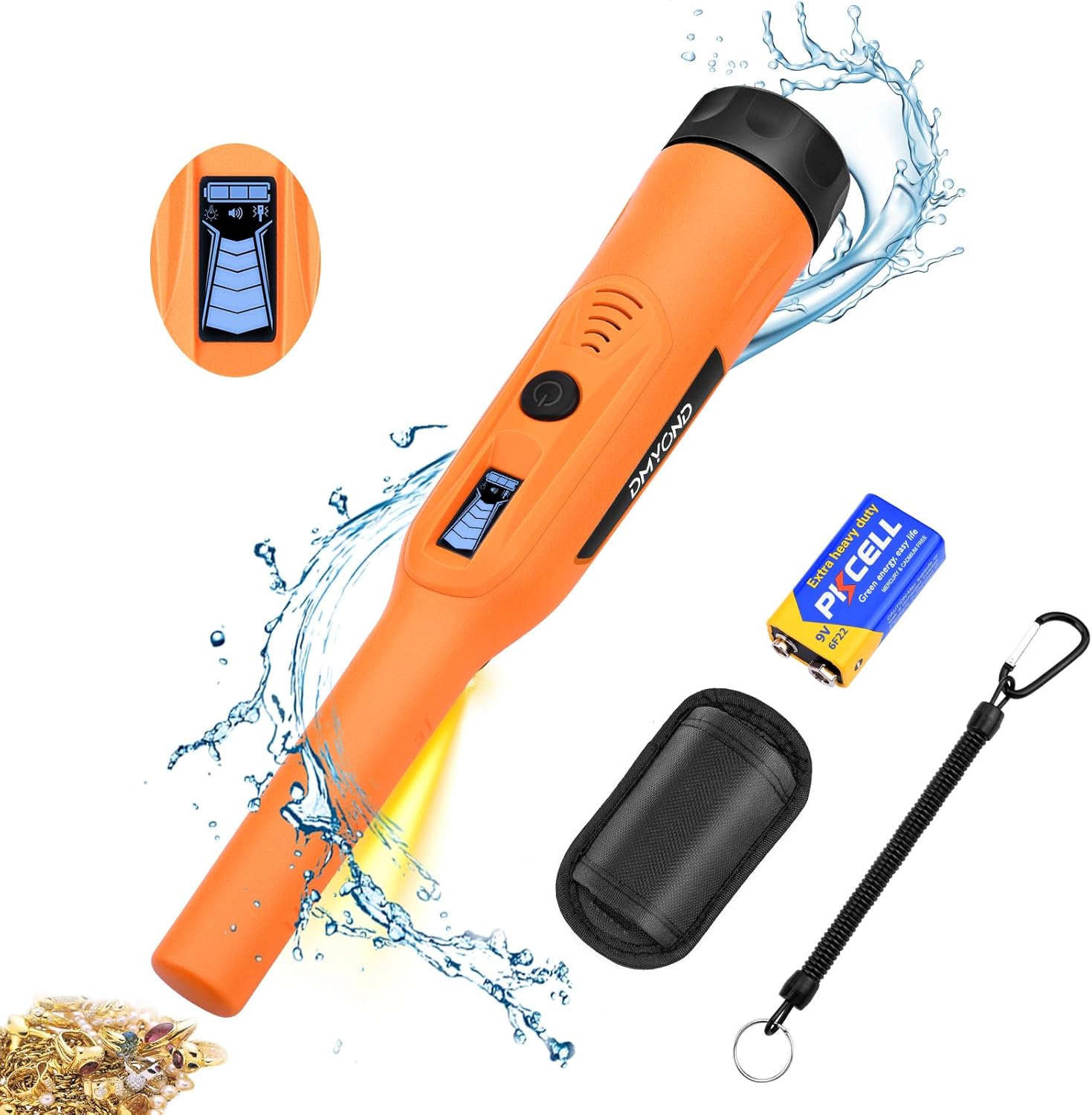 Amazon.com : Dmyond Metal Detector Pinpointer for Adults & Kids ...