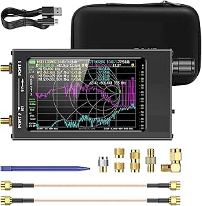 Amazon.co.jp: Spectrum Analyzer, VNA-101 10k-1.5GHz SWR Meter VHF UHF ...