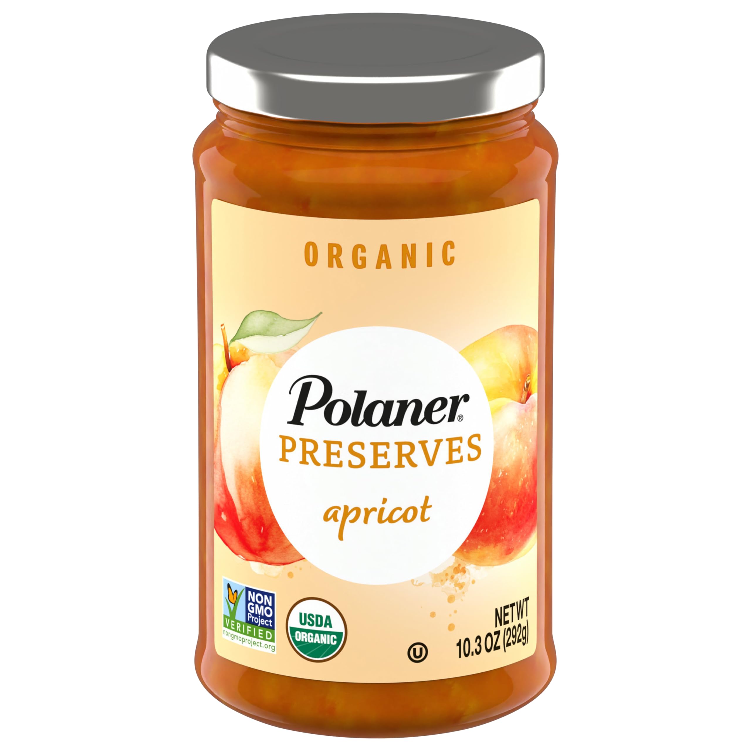 Amazon.com : Polaner Organic Preserves, Apricot, 10.3 Ounce ...
