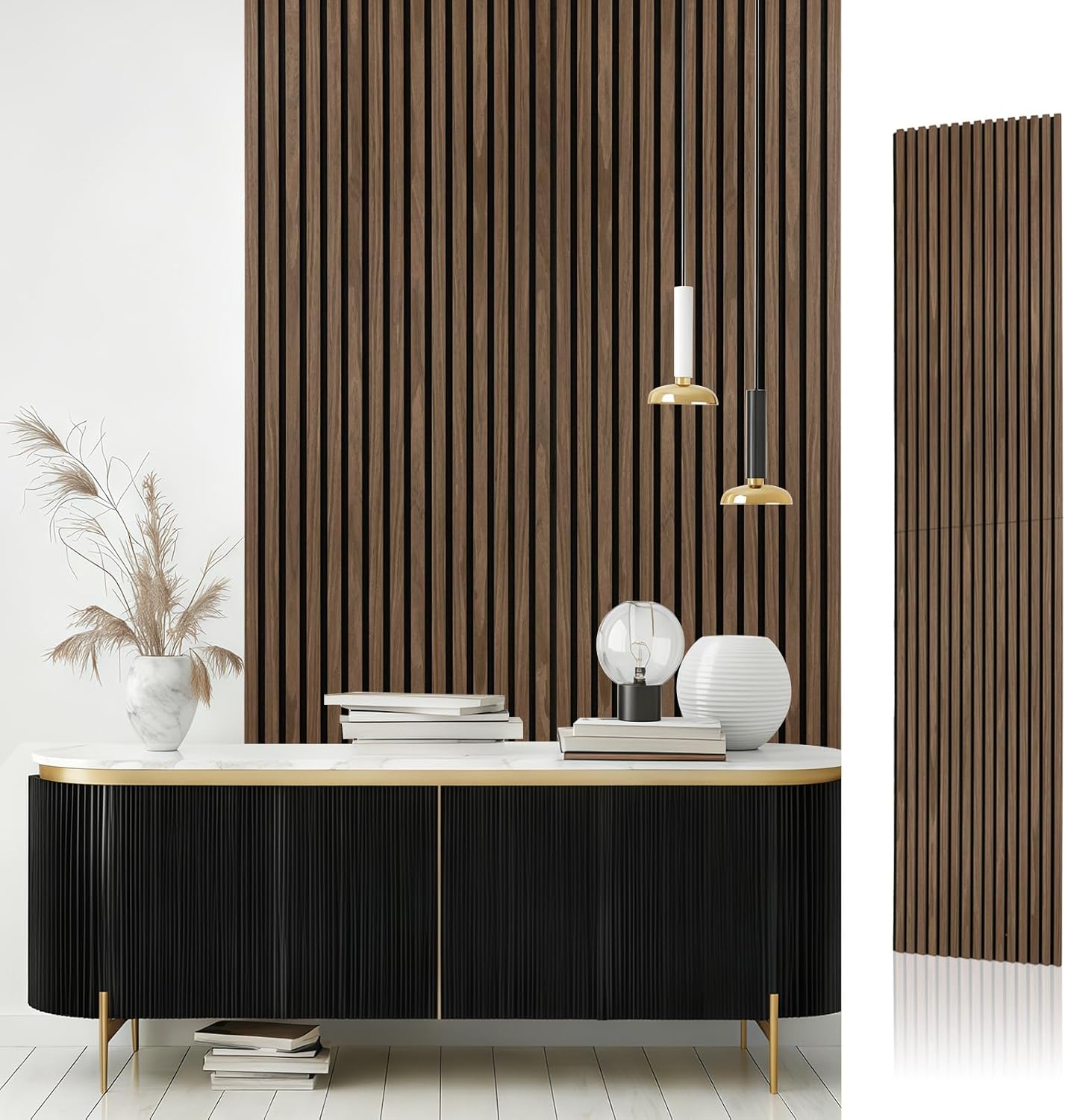 AKK-STAVE Akustikpaneele Holz 240x60 cm (1er-Set 1,44 m²) - Akustik ...
