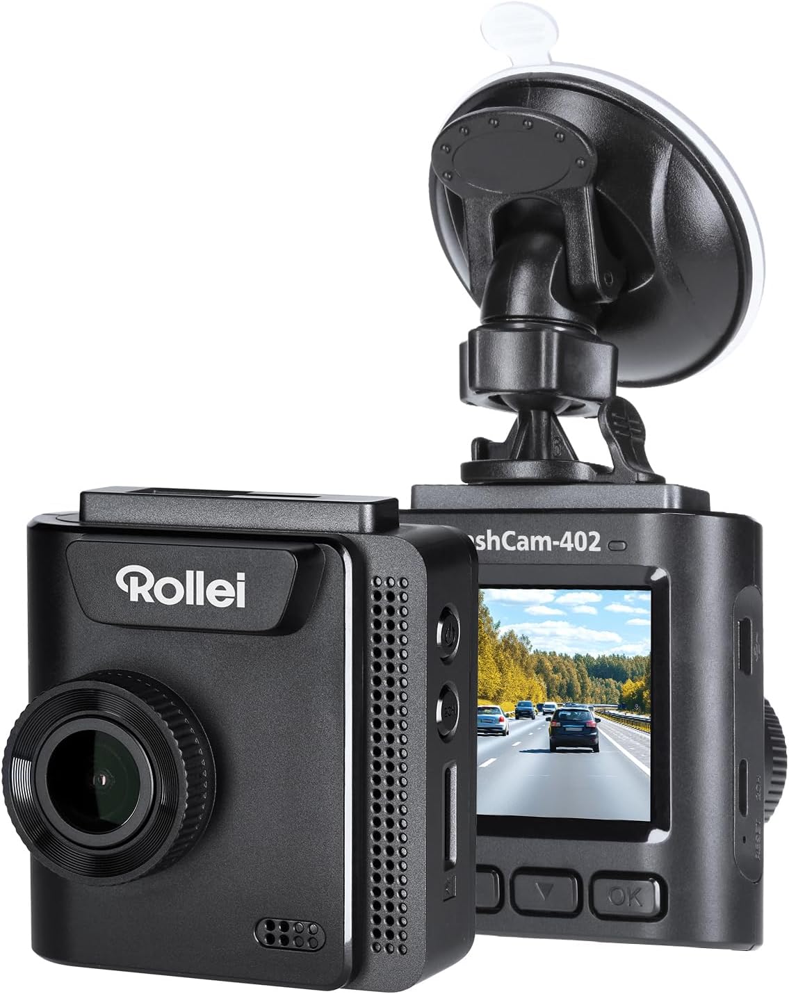 Rollei Dashcam 402 mit GPS und G-Sensor | Rechtskonforme Autokamera ...