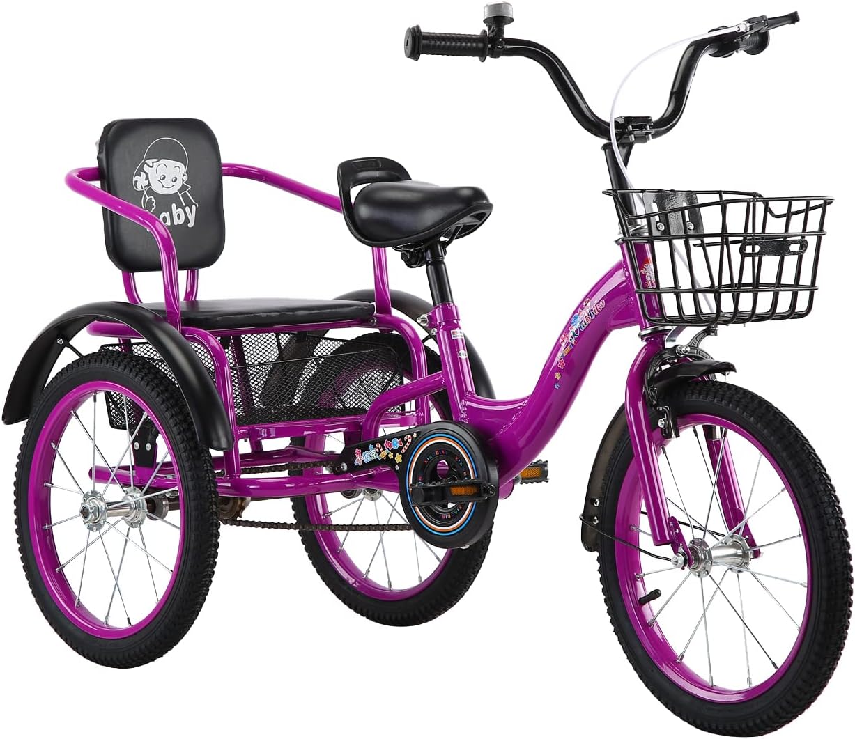 Amazon.com: Kids Tricycles, 16 Inch Wheels Toddler Tricycles for 2-10 ...