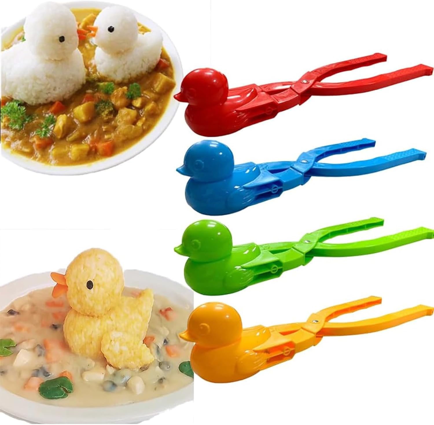 PETSBURG Duck Rice Mold, Rice Duck Mold, DIY Sushi Molds, Cute Rice ...