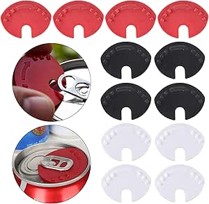 Amazon.com: 12 PCS Soda Can Covers Lids, Beer Can Cover, Coke Can Lids ...