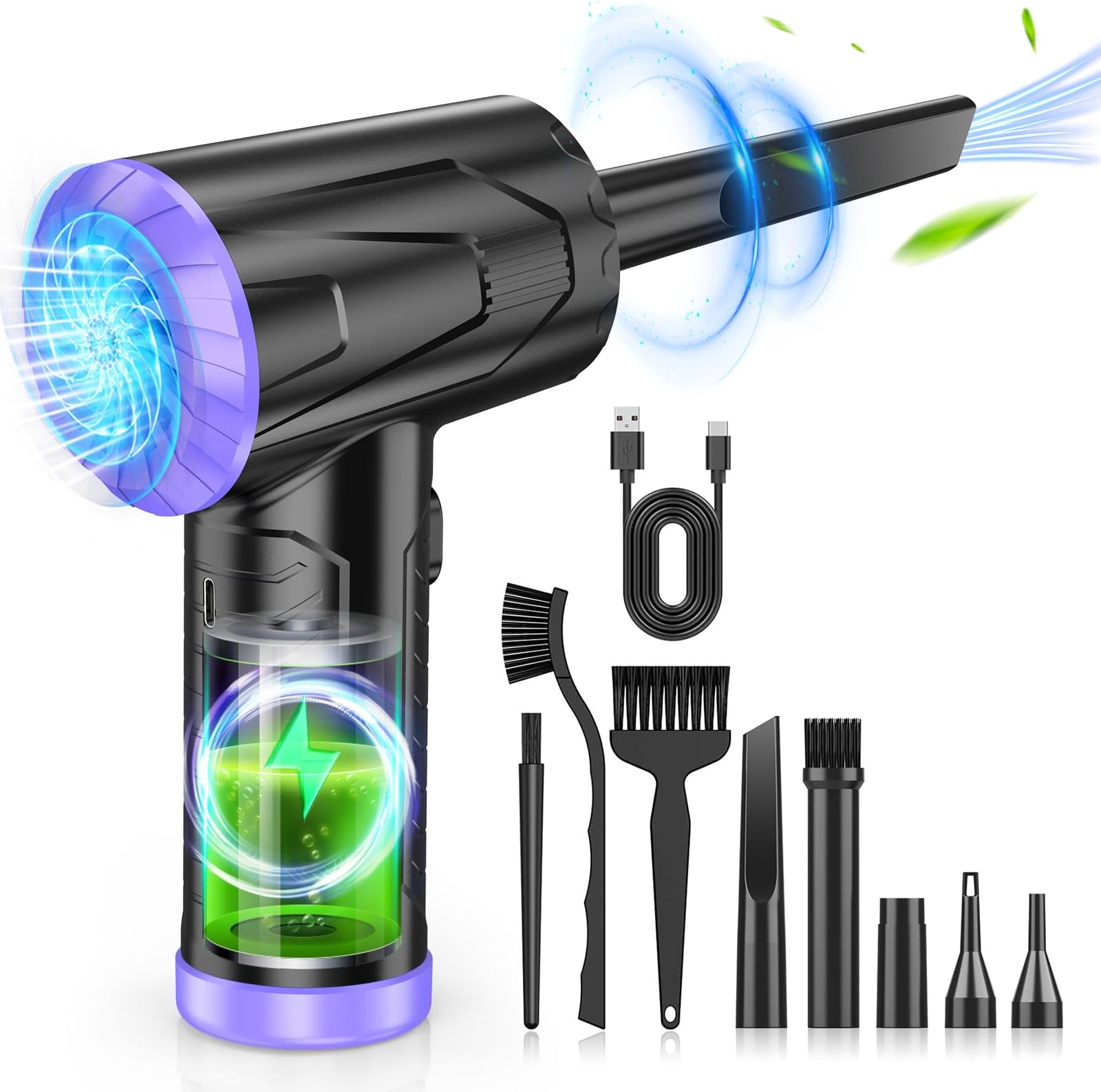 Amazon.com: Air Duster Keyboard Cleaner - Cordless Electric Air Duster ...