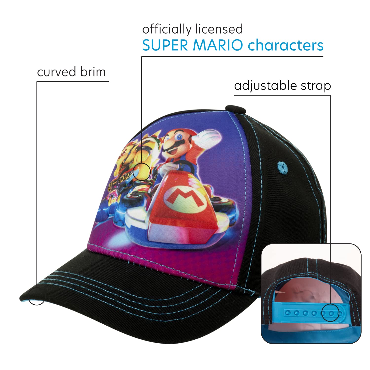 Snapklik.com : Nintendo Toddler Boys Mario Kart Character 3D Pop ...