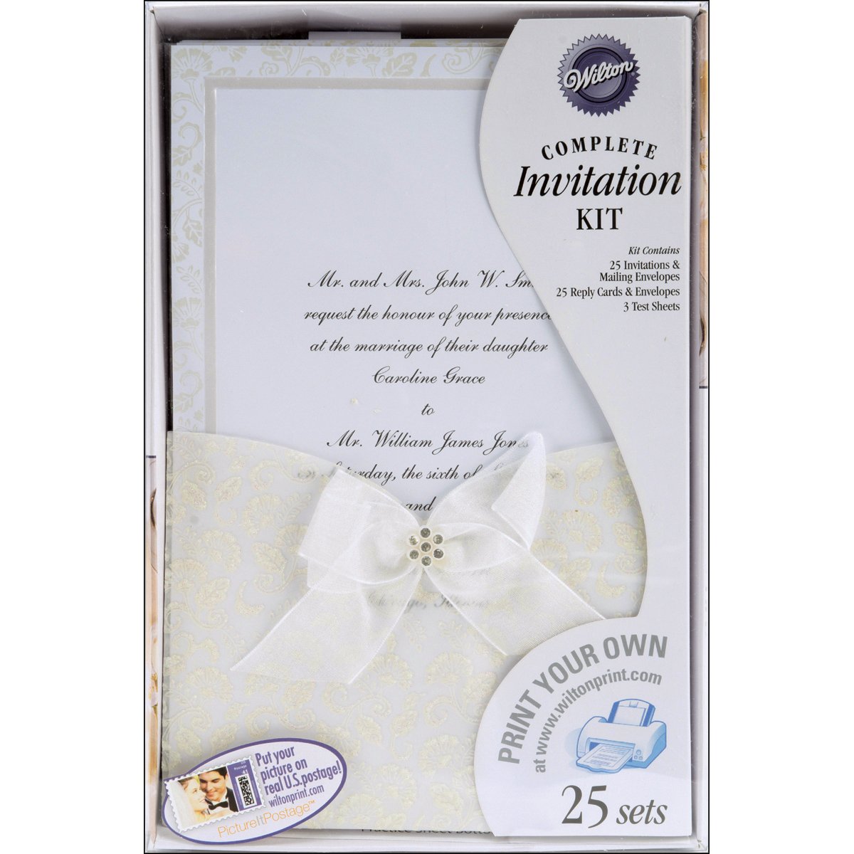 Wilton Pressed Floral Wedding Invitation Kit Examples The 10 Best