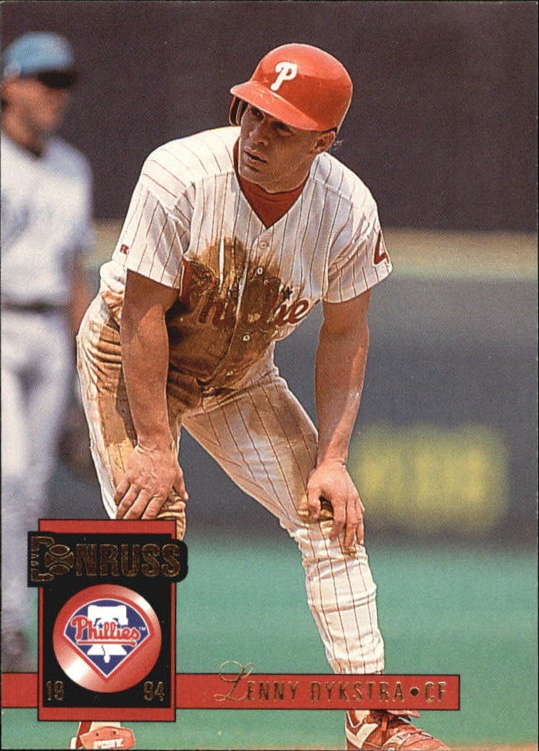 Amazon.com: 1994 Donruss Baseball Card #373 Lenny Dykstra ...