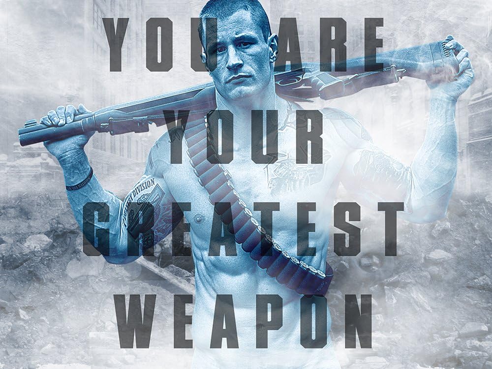 Amazon.com: POLICE Motivation Poster Stay Fit-stay Alive Version 3 ...