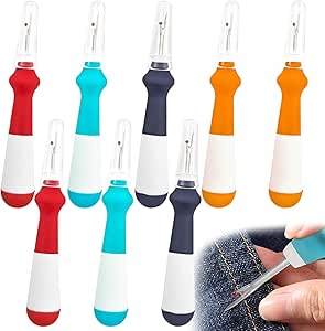 Amazon.com: 8 Pack Seam Ripper with Handle Thread Remover Sewing Thread ...