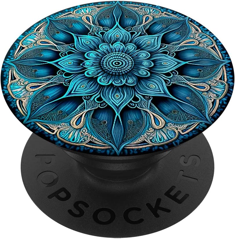 Amazon.com: Blue Mandala Pop Mount Socket Cute Designed Divine Mandala ...