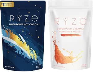 Amazon.com: RYZE SUPERFOODS Ultimate Sleep Bundle, Mushroom Hot Cocoa ...