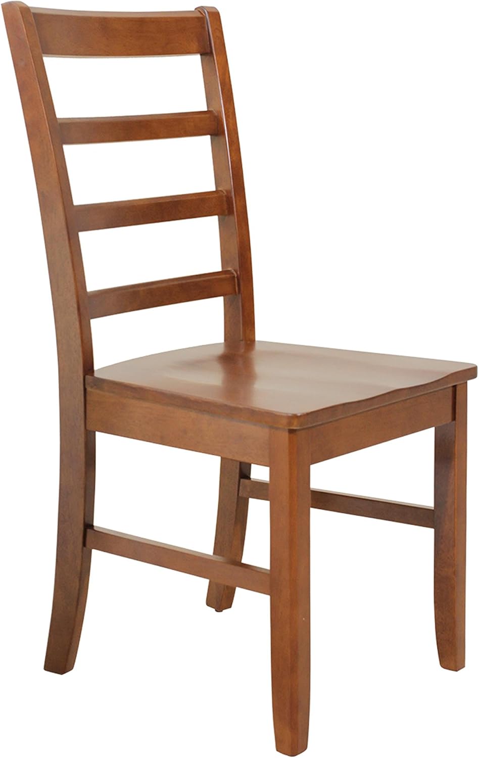 Amazon.com: TTP Furnish Sturdy Dining Chairs - 4 Piece,Saddle Brown ...