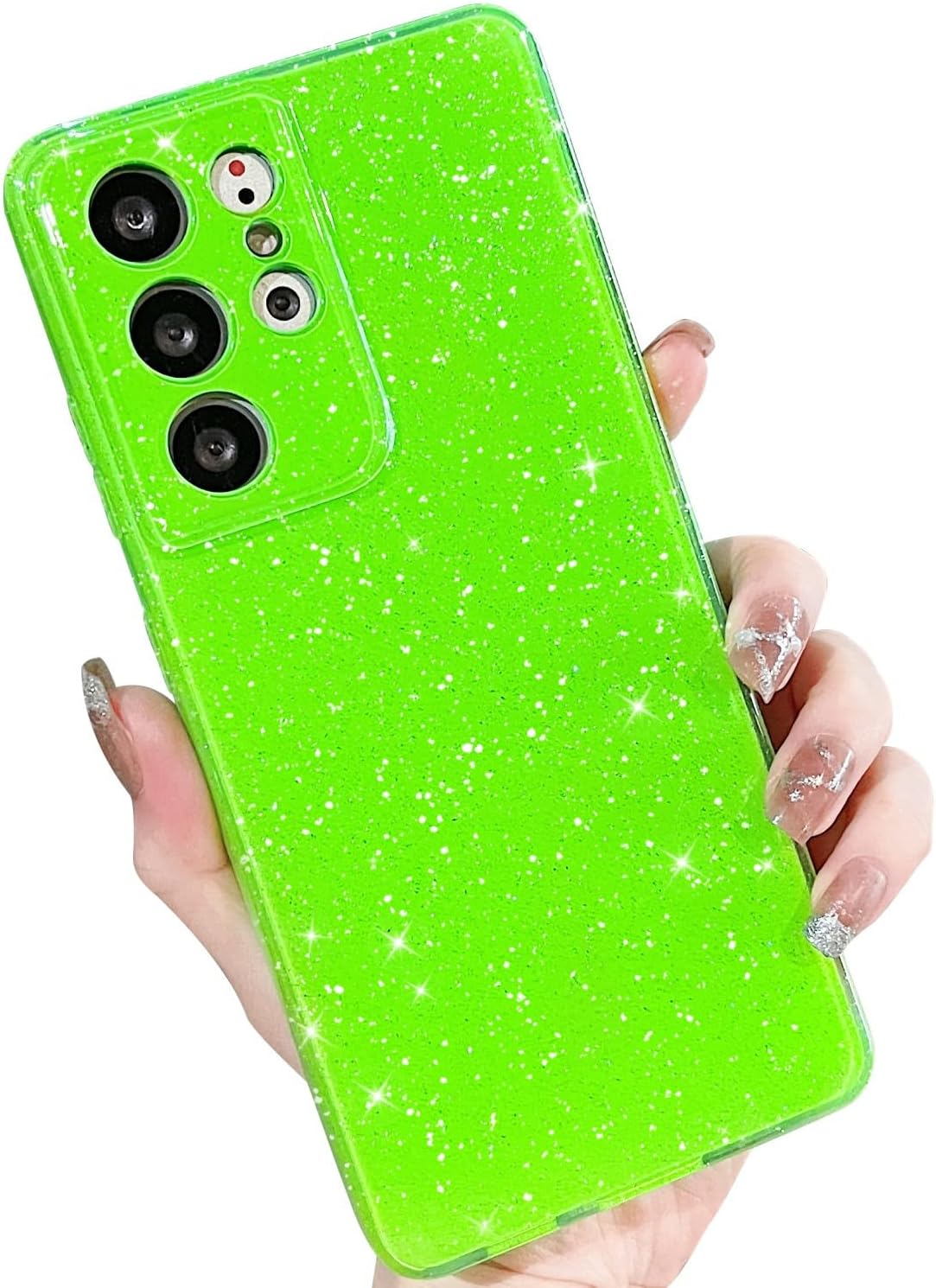 Amazon.com: MINSCOSE Compatible with for Samsung Galaxy S21 Ultra Case,Cute Neon Bright Color ...