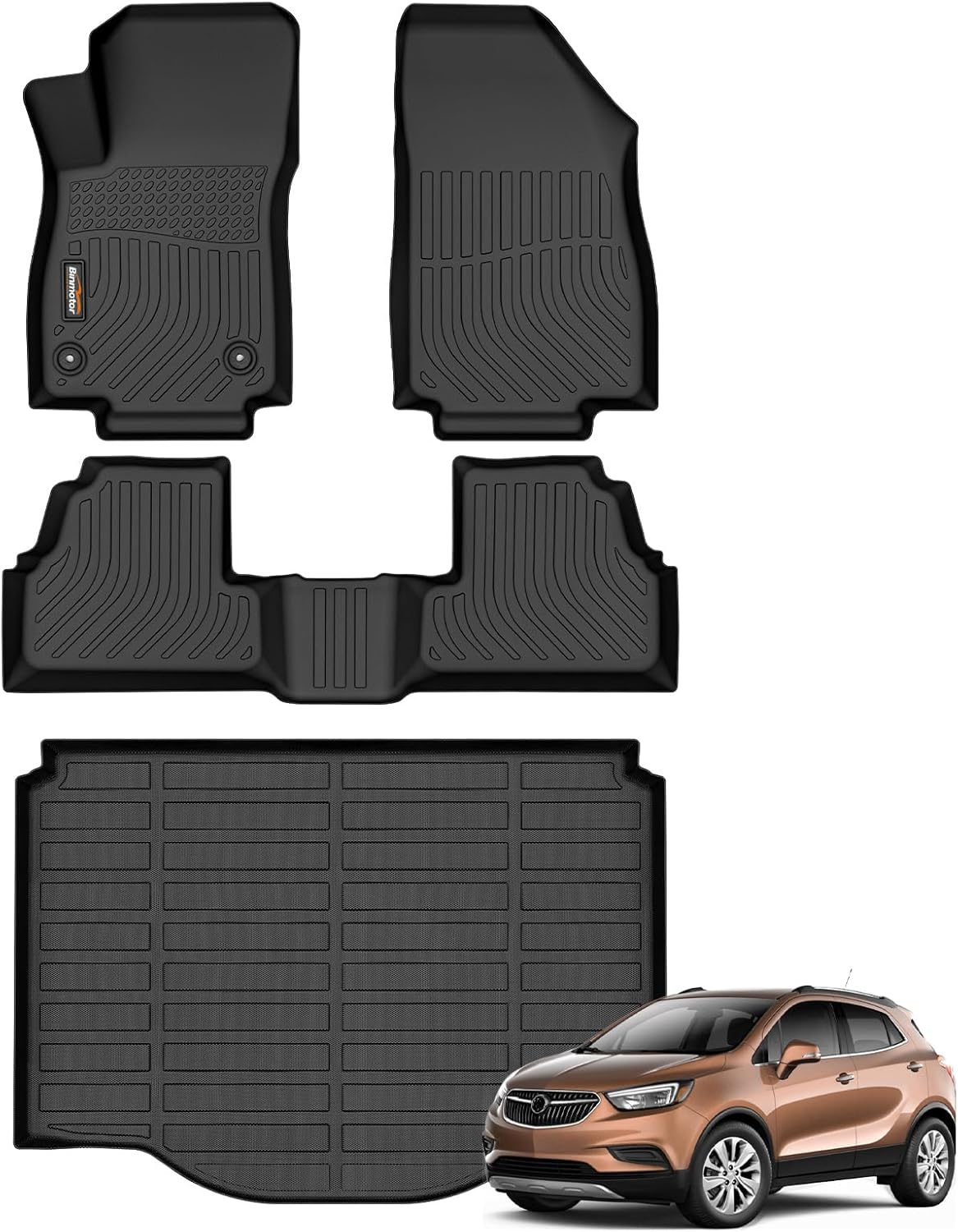 Binmotor-Floor Mats Cargo Liner for Chevrolet 2014-2023 Chevy Trax(Not ...