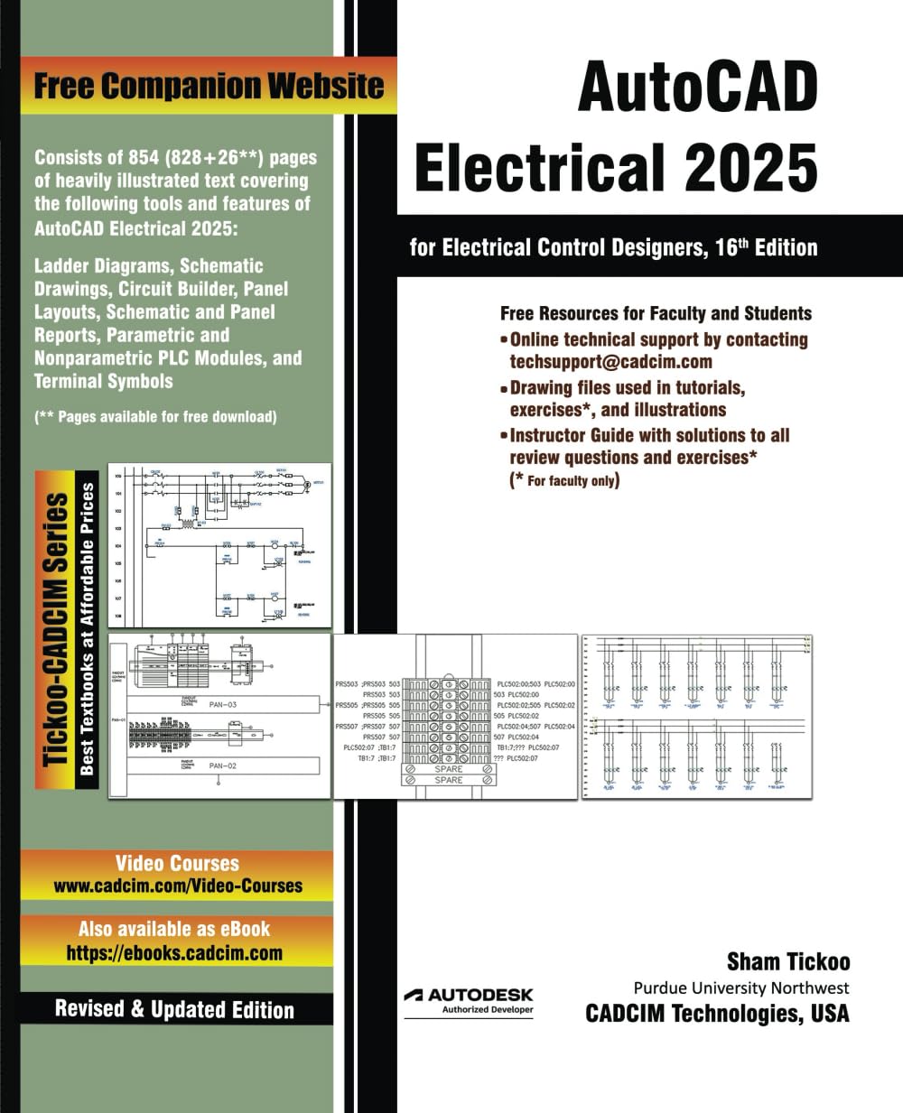 AutoCAD Electrical 2025 for Electrical Control Designers, 16th Edition: Prof. Sham Tickoo Purdue ...