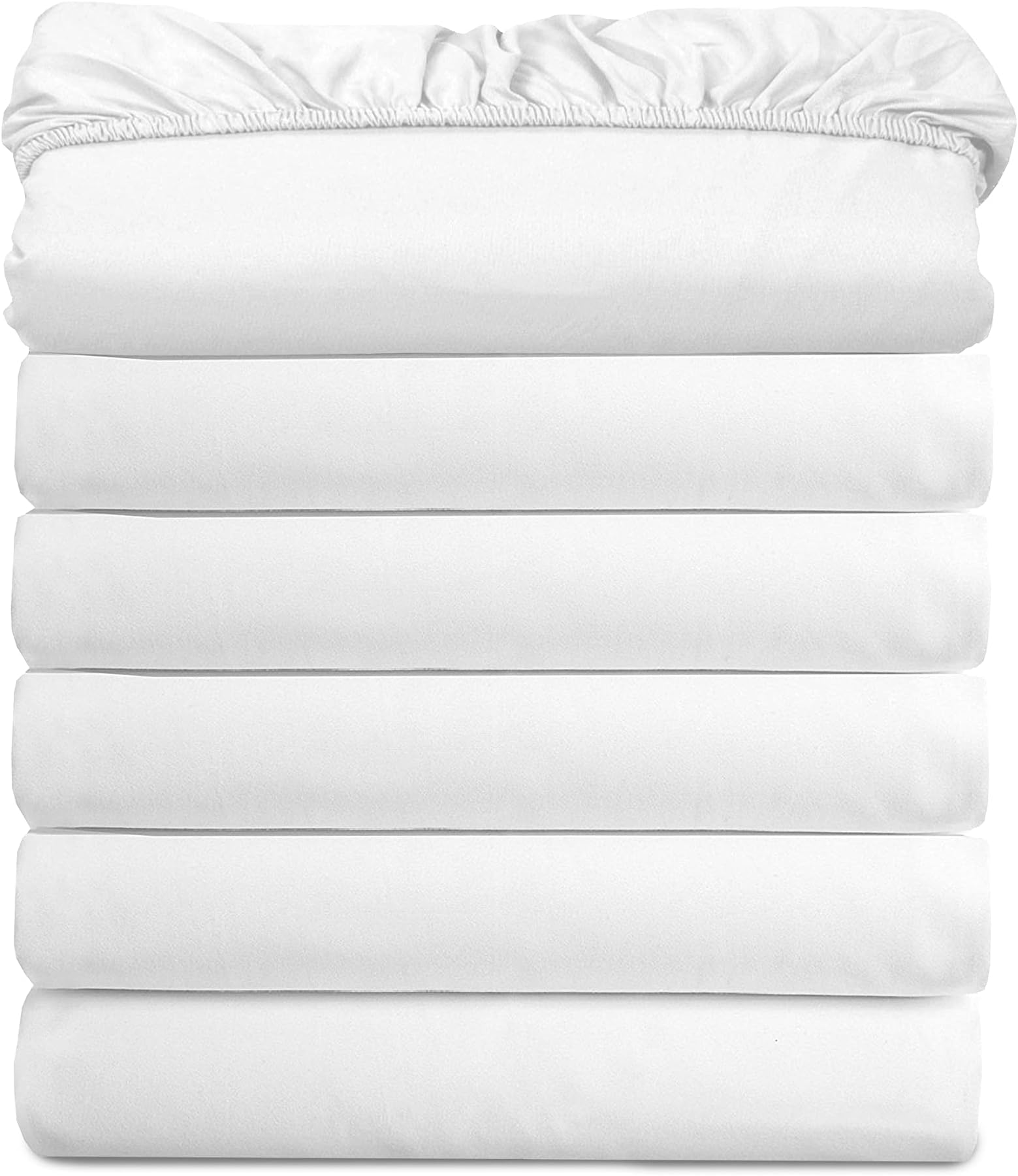 Amazon.com: Bulk Case Pack of 20 Fitted Sheets - 20 Fitted Queen Sized ...