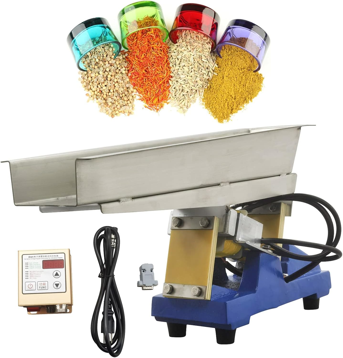 Amazon.com : INTBUYING Electromagnetic Vibrating Feeder Shaking Feeding ...