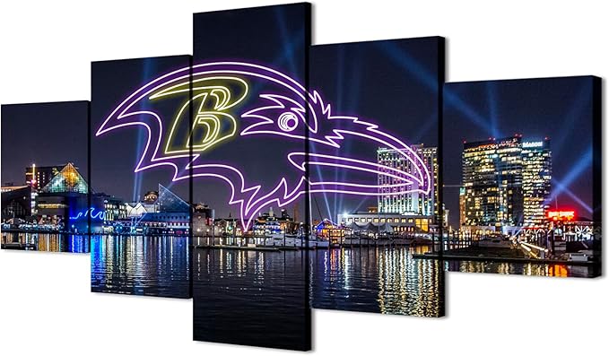 Amazon.com: (60X100CM/5PCS) Frame Canvas Print Poster - Baltimore Inner ...