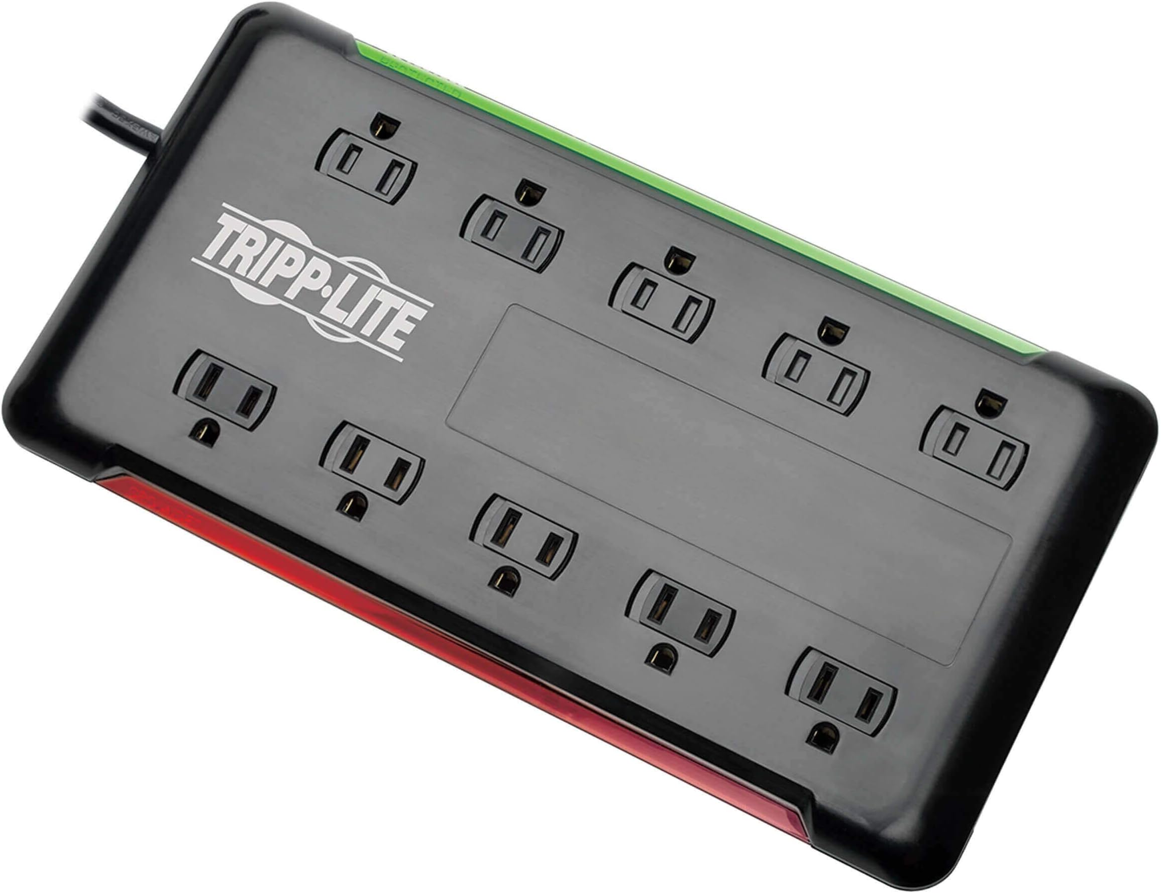 Amazon.com: Tripp Lite TLP1008TEL 10-Outlet Surge Protector with ...