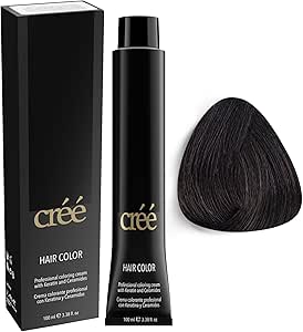 Cree Professional Permanent Hair Color, 100ml - 3.4 fl.oz. (Dark Brown ...