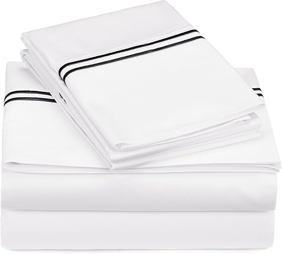 Amazon.com: Amazon Brand – Pinzon 400-Thread-Count Egyptian Cotton ...