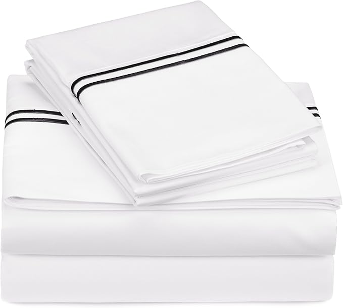 Amazon.com: Amazon Brand – Pinzon 400-Thread-Count Egyptian Cotton ...