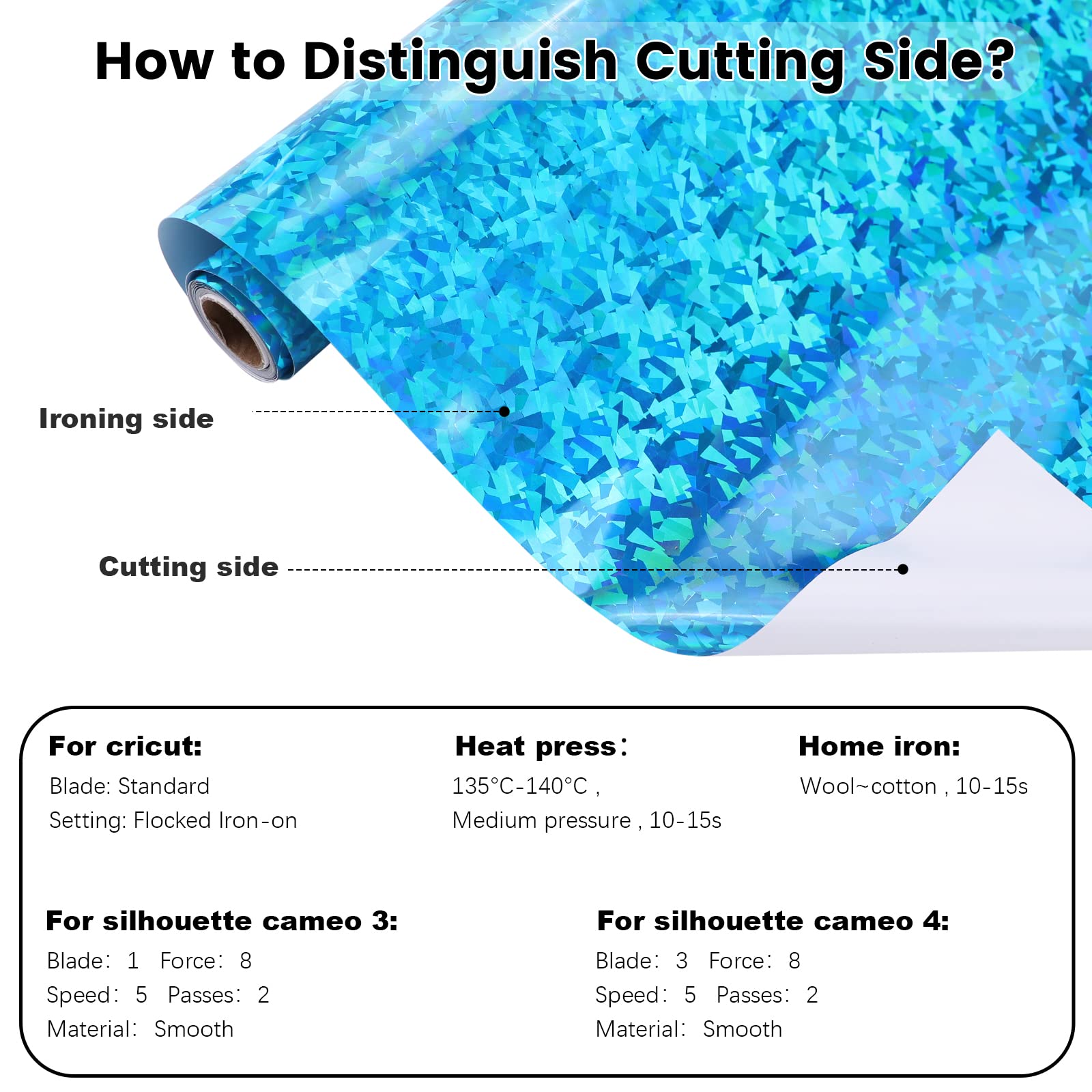 Snapklik.com : HTVRONT Metallic HTV Vinyl Rolls Heat Transfer Vinyl ...