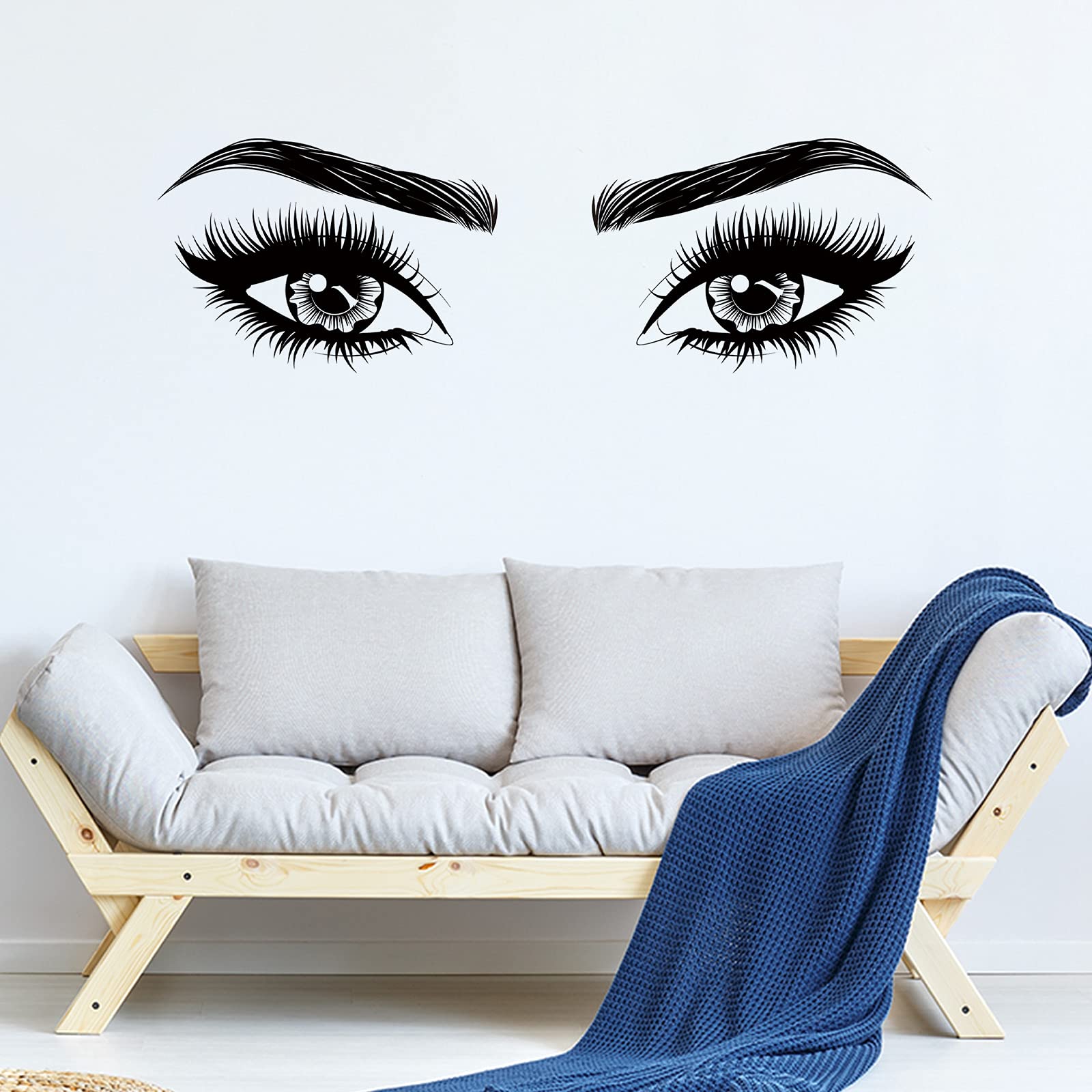 Eyes Wall Decal Highest Quality Photographs One Way Vision Sticker