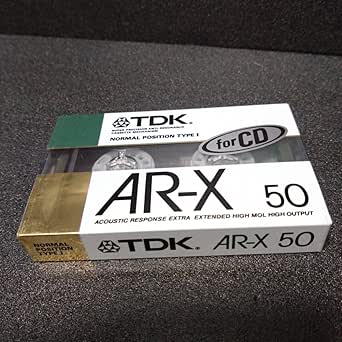 Amazon.co.jp: 未開封 カセットテープ TDK AR-X 50 ノーマルポジション : おもちゃ