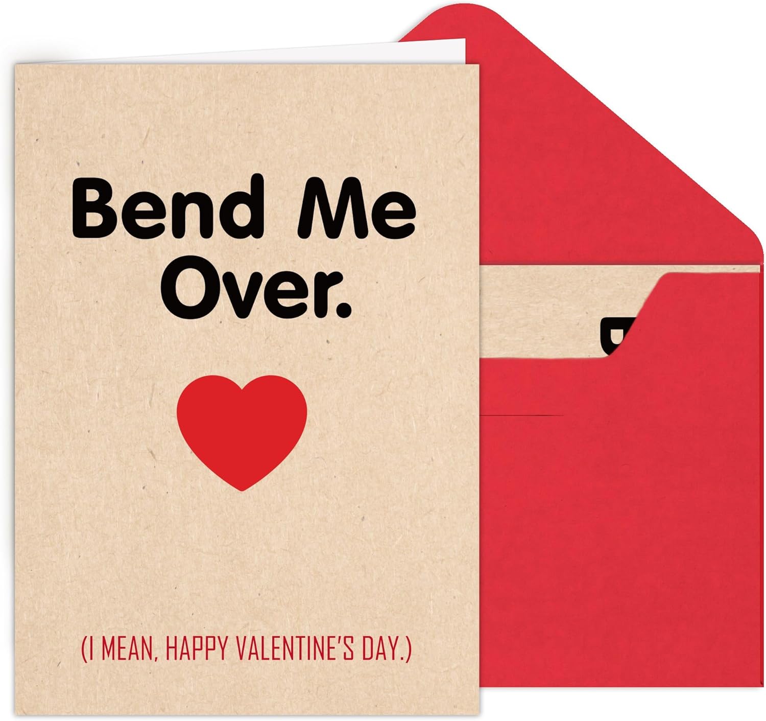 Amazon.com : BFFPOSI Naughty Husband Valentines Day Card, Bend Me Over ...