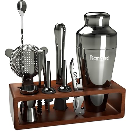 Amazon.com: Mixology Bartender Kit: 11-Piece Bar Tool Set with Rustic ...