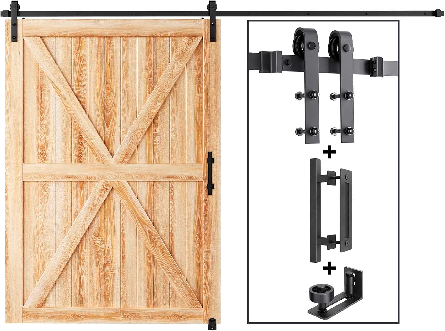 Amazon.com: EaseLife 12 FT Heavy Duty Sliding Track Kit + 12" Pull ...