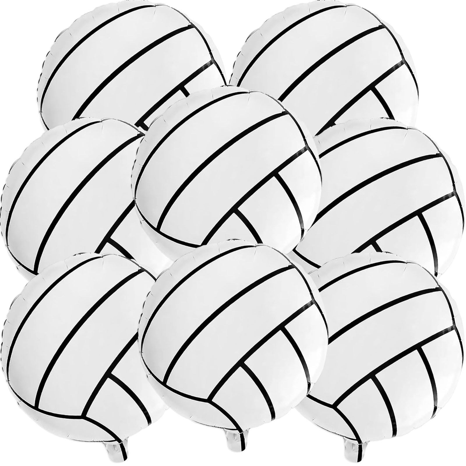 Amazon.com: 8 Pack Volleyball Balloons for Volleyball Party Decorations ...